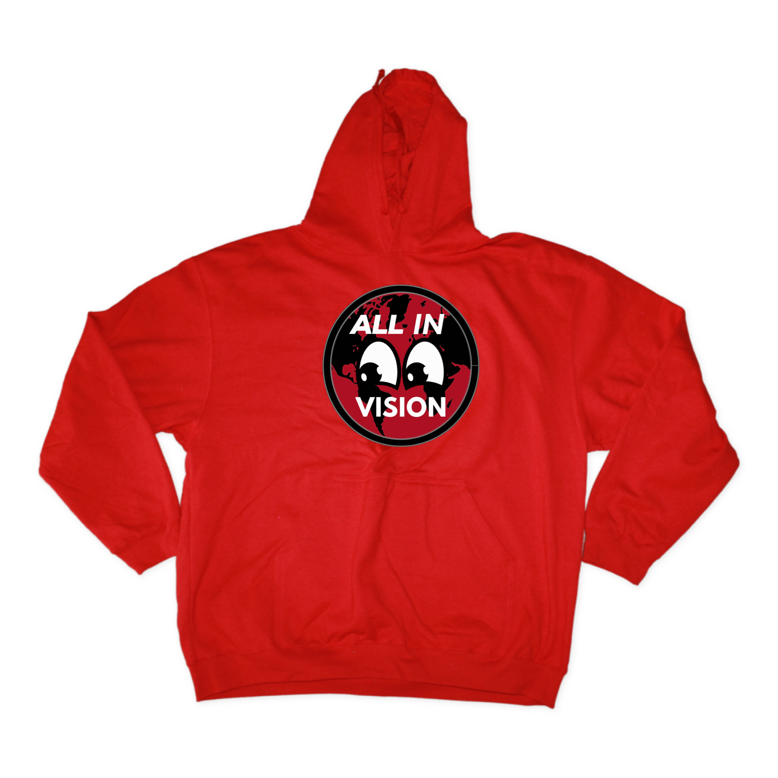All in Vision Logo Sweatshirt - Red – All In Vision